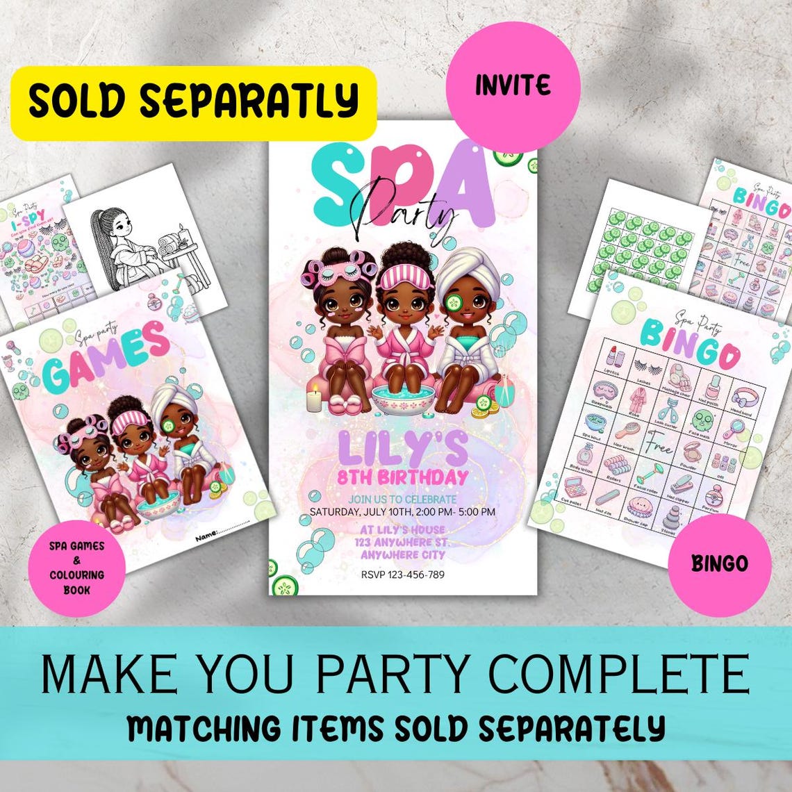 Editable Spa Party Welcome Sign, Girls Spa Birthday Printable, Kids ...