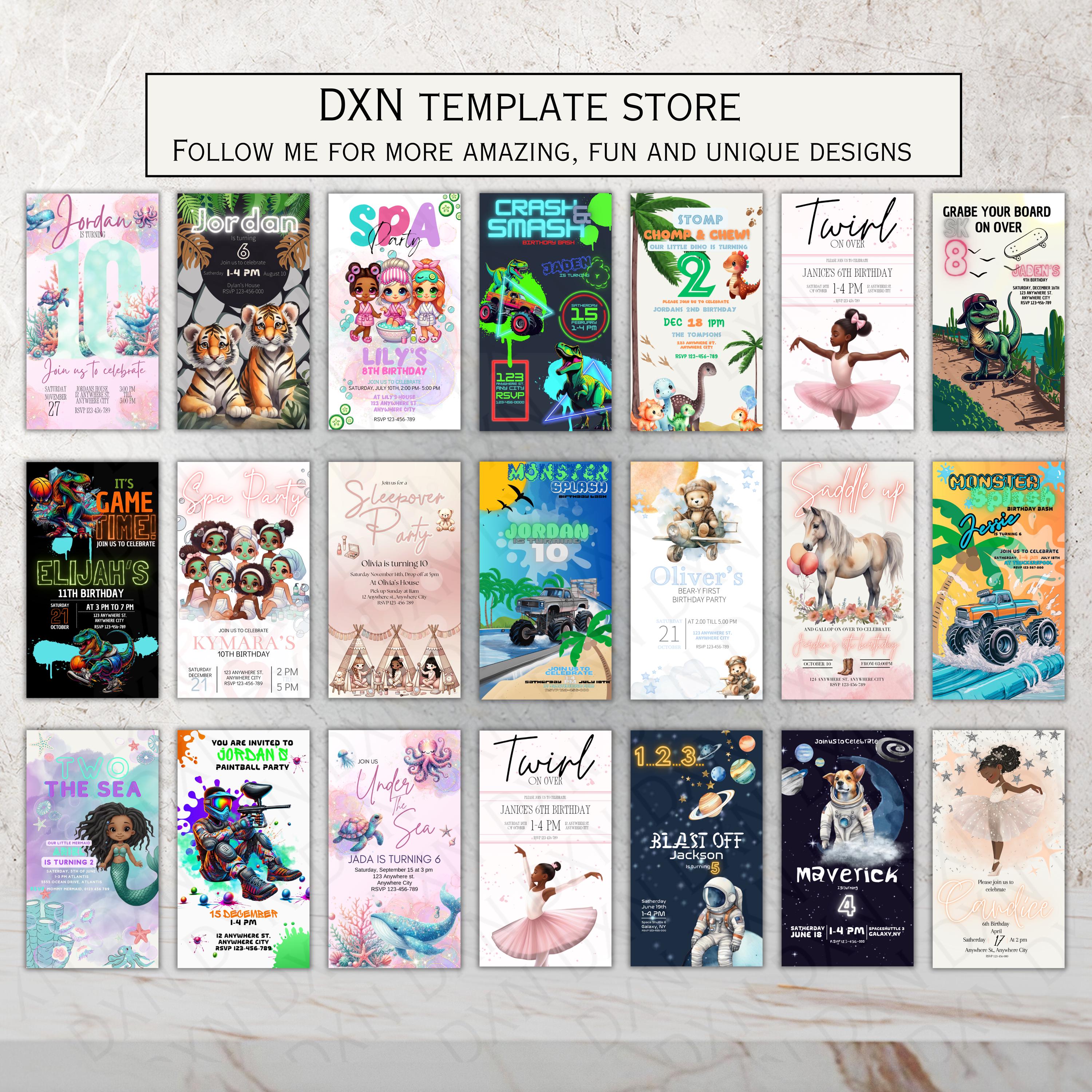 Editable Science Birthday Invitation STEM Experiment Party Template Mad ...