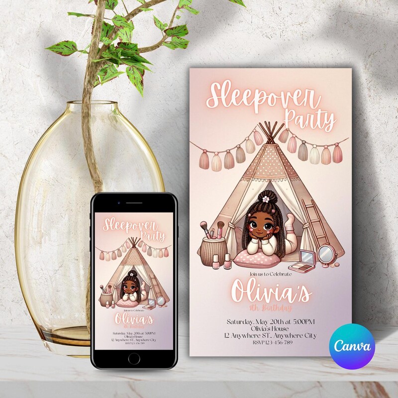 Girls Sleepover - Etsy