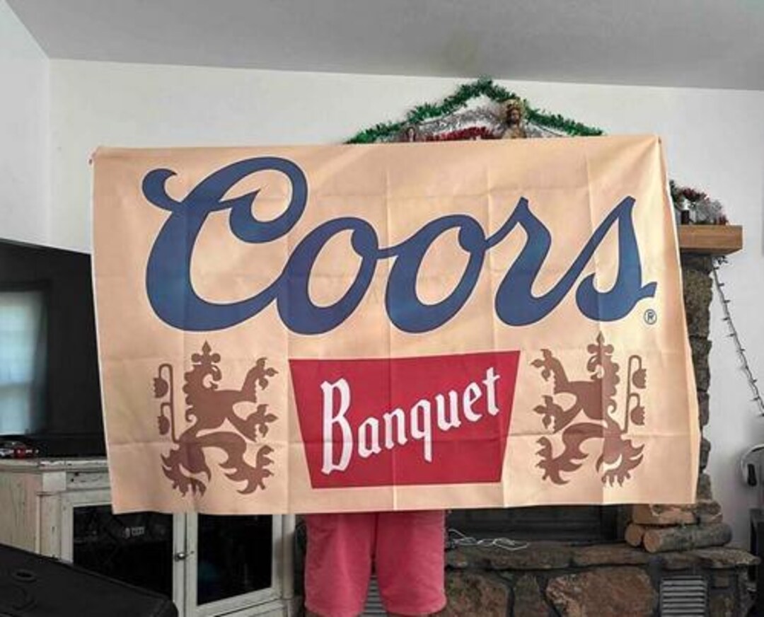 Coors Banquet Beer Flag – 3x5 Ft Banner With 2 Brass Grommets for Man ...