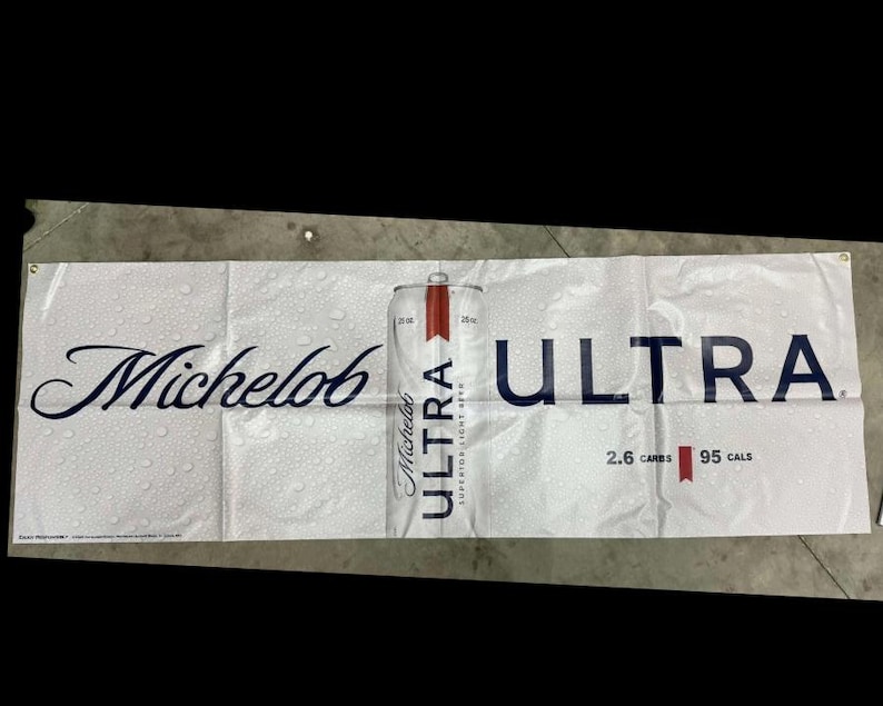 Michelob Ultra Golf Banner: Vinyl Beer Sign, Man Cave Decor (2x6ft) - Etsy