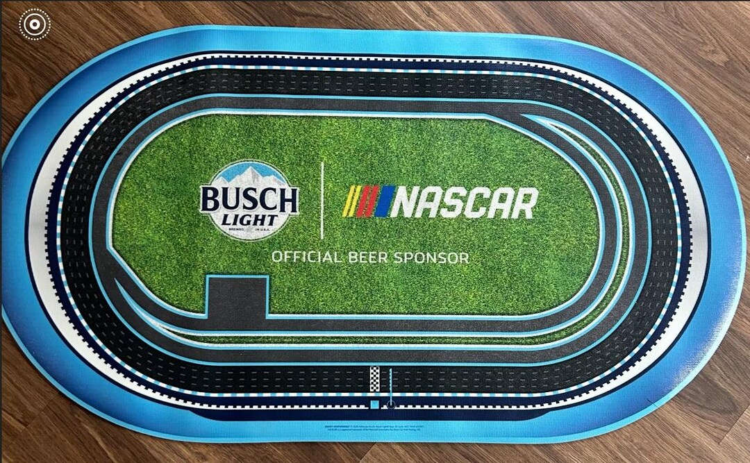 Busch Light NASCAR Racetrack Floormat | Official Beer Sponsor 2025 ...