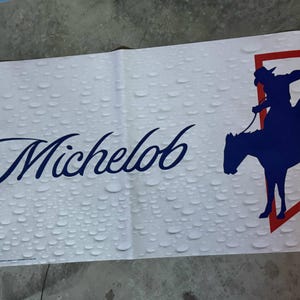 Michelob Ultra Welcome Rodeo Fans Banner – 14.5" X 48" Vinyl Sign ...