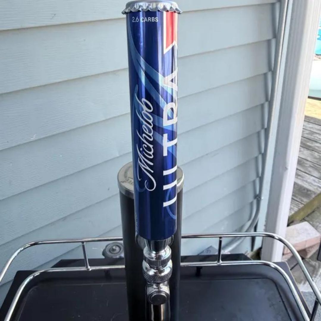 NEW Michelob Ultra Mini Can Beer Tap Handle – Aluminum Style Bar Tap ...
