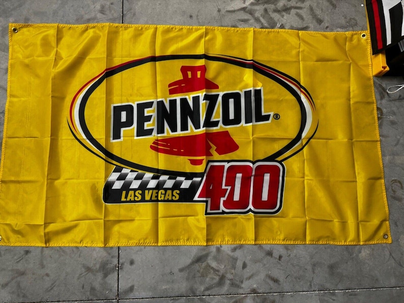 NASCAR Racing Banner 3x5ft - Penzoil Las Vegas 400 Decor - Etsy