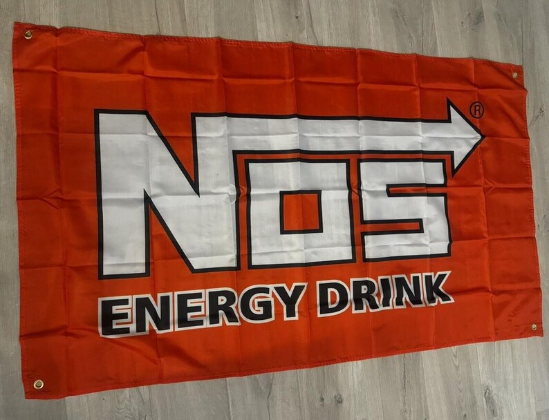 NOS Energy Drink Banner - 3x5ft- Power up Your Space! - Etsy