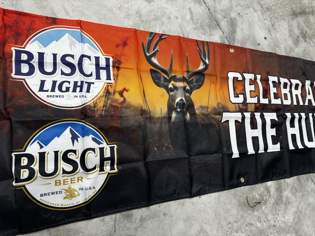 NEW Busch / Busch Lite Hunting - Celebrate the Hunt 2x6ft Banner - Etsy