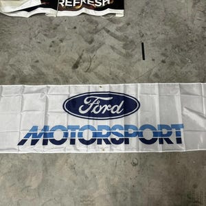 Ford Motorsport Racing Team Garage Banner Man Cave Banner 2x8ft - Etsy