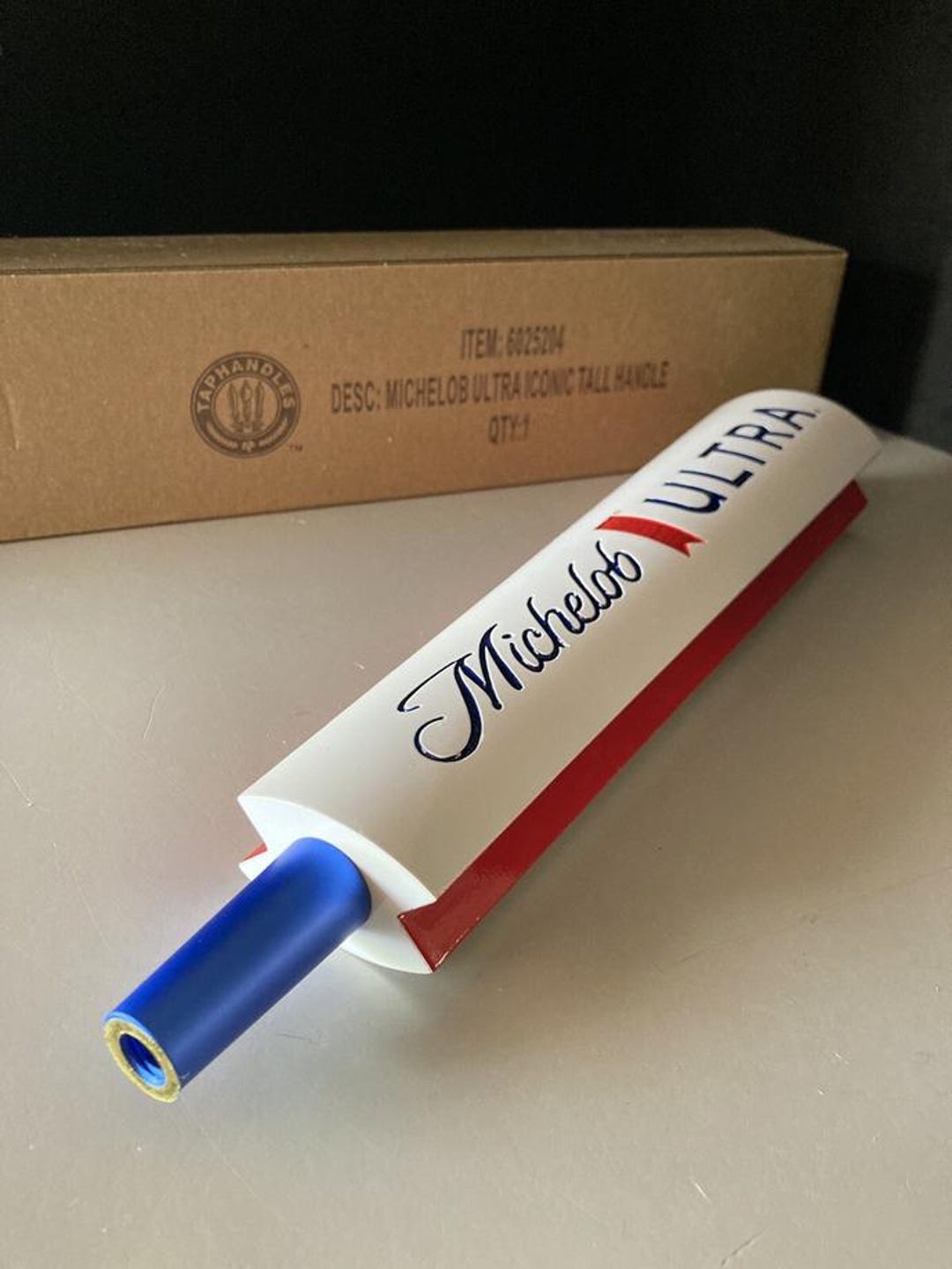 NEW Michelob Ultra Ribbon Logo Beer Tap Handle – 12” Tall – Brand New ...