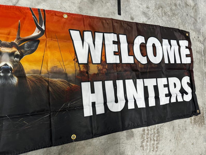 Busch Light Logo Beer Welcome Hunters Banner 2x6ft - Etsy