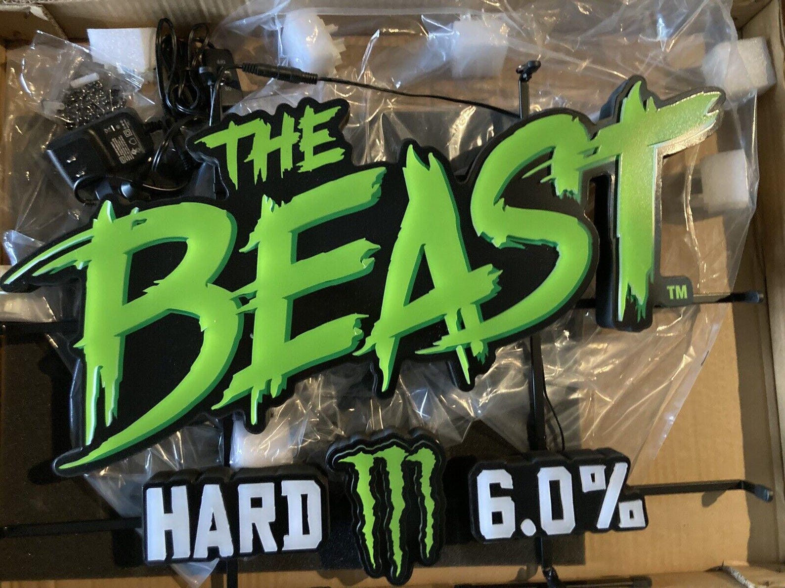 Monster Energy Beast LED Bar Sign - Etsy