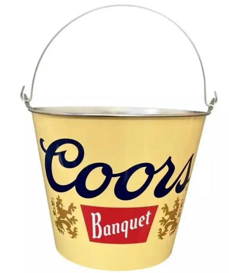 Coors Banquet Beer Ice Buckets Original Coors Light Golden Color New - Etsy