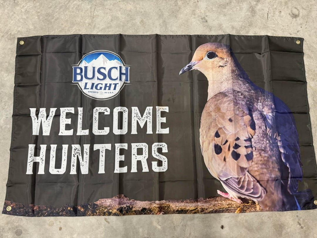 Busch Light Logo Beer Welcome Hunters Banner 3x5ft - Etsy