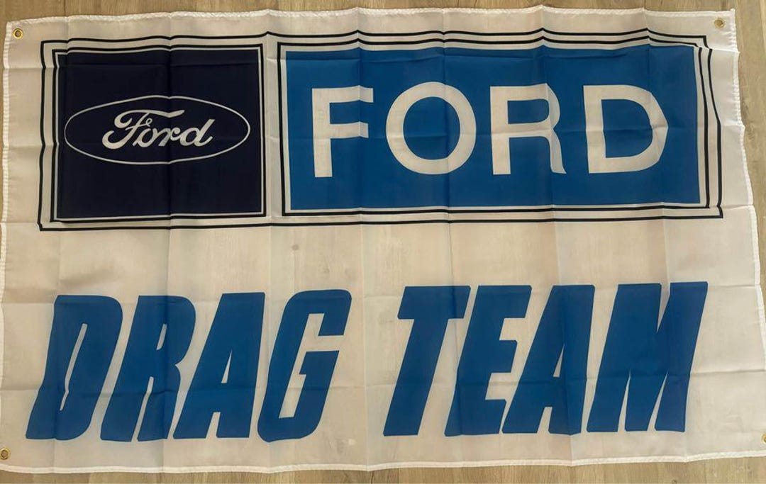 Ford Drag Racing Team Garage Banner Man Cave Banner 3x5ft - Etsy