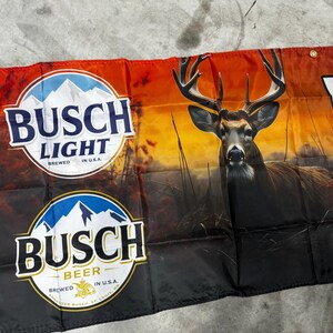 Busch/ Busch Light Logo Beer Welcome Hunters Banner 2x6ft - Etsy