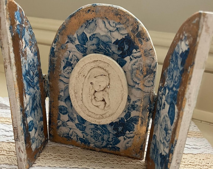 Virgin Mary- Sacred Heart- Religious Art-catholic Icon-catholic ...