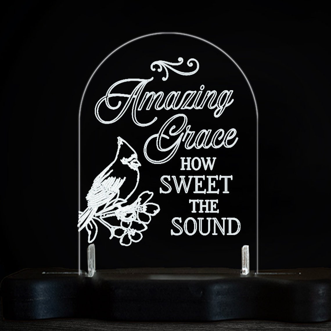Amazing Grace How Sweet the Sound, Led Keepsakes, Memorial Keepsakes ...