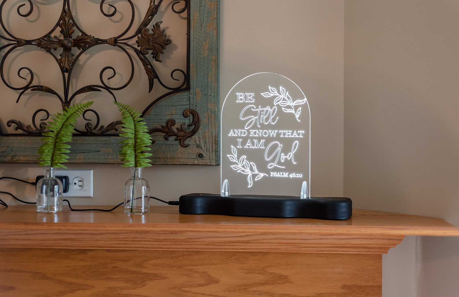 Psalm 46:10, Memorial Keepsakes, LED Keepsakes, Lights, Memorial Gifts ...