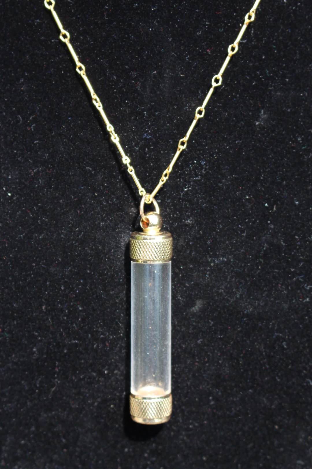 Gold Vile Necklace - Etsy