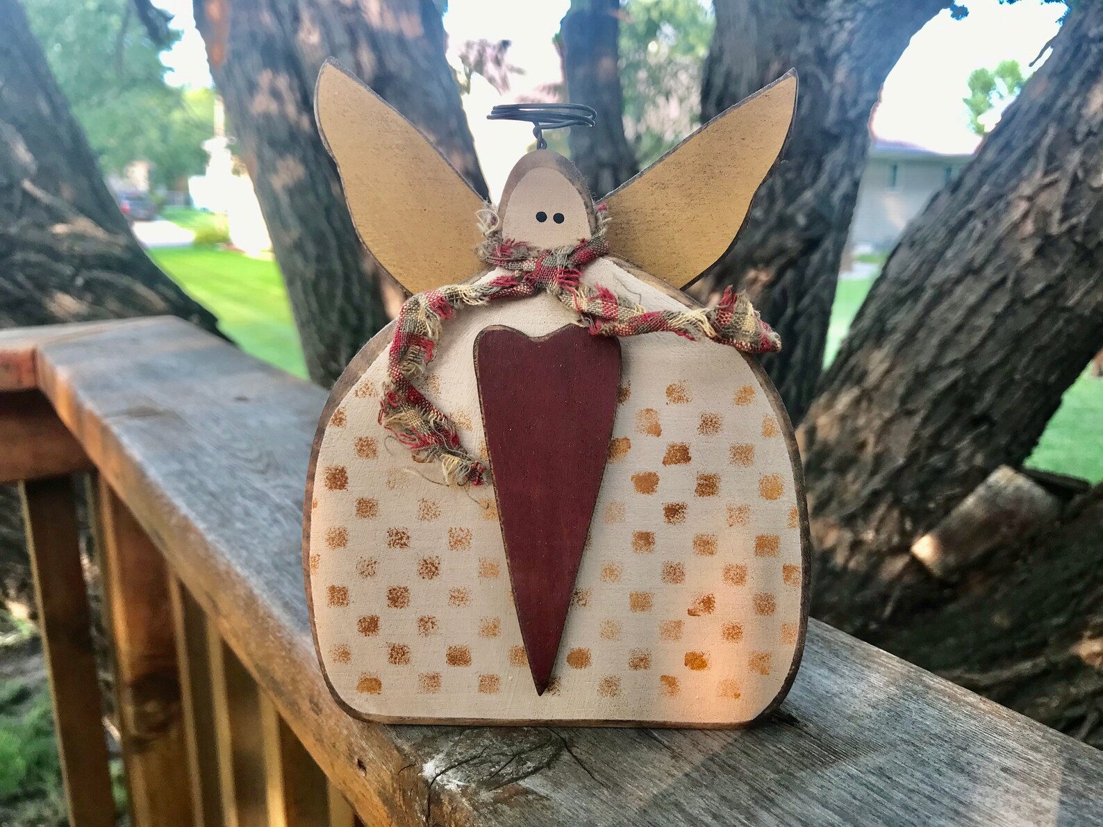 Wood Angel, Shelf Sitter - Etsy