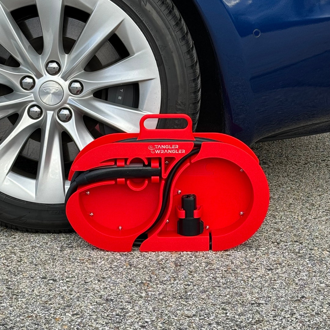 Tesla Cord Wrap: Tangler Wrangler for Tesla Universal Mobile Connector ...