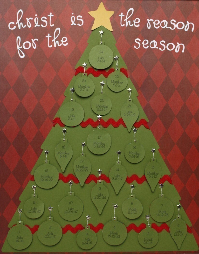 Christmas Tree - Epattern for a Christmas Advent Calendar - Etsy