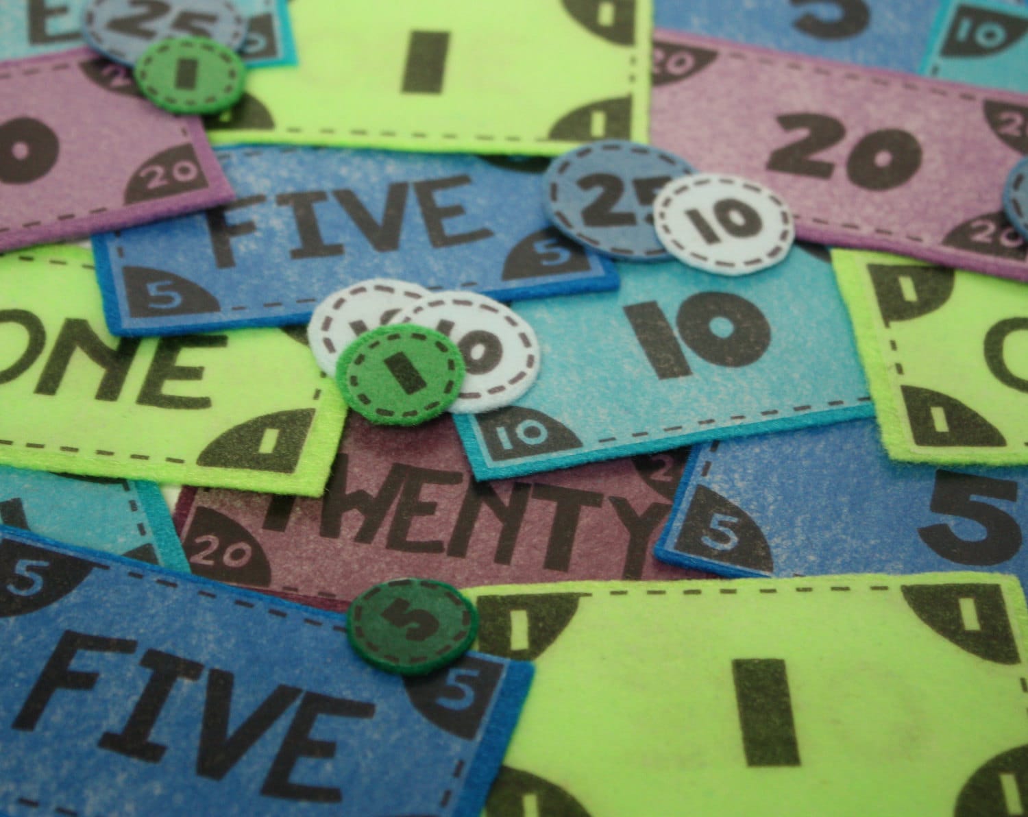 Funny Money - Epattern for Print and Play Felt Money - Etsy