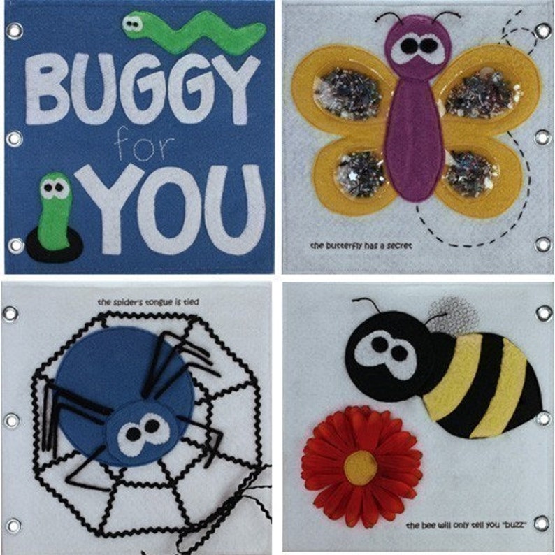 Buggy for You | Quiet Book Pattern, Busy Book Pattern, Travel Toys ...