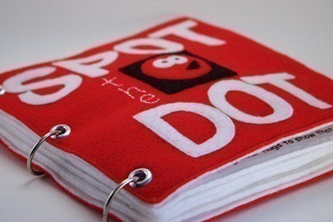 Spot the Dot | Quiet Book Pattern, Busy Book Pattern, Travel Toys, Baby ...