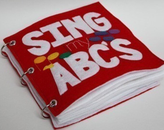 Sing My Abcs - Epattern for a Toddler's Quiet Book - Etsy