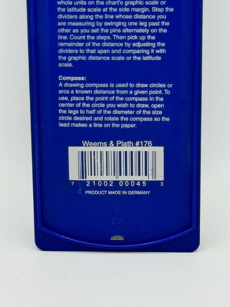 Weems & Plath Ultralight Divider/compass 176 7 Made in Germany - Etsy