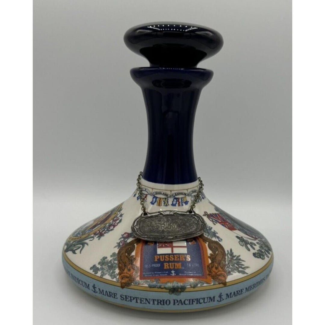 Vintage British Navy Pusser's Rum Wade Staffordshire 1 Liter Porcelain ...