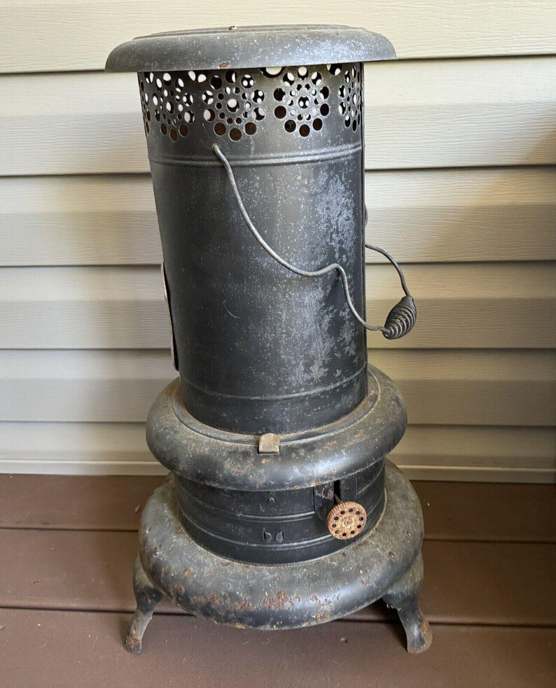 Antique Vintage Brightest & Best Kerosene Oil Parlor Heater Chelsea ...
