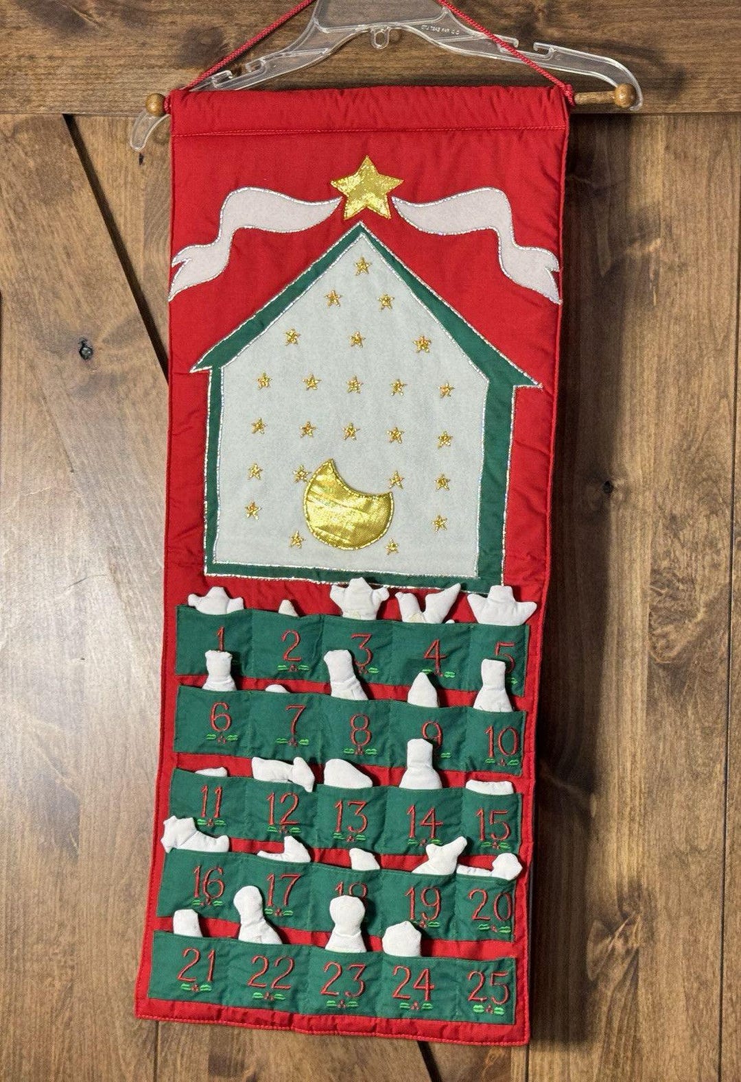 Vintage Fabric MFA Countdown to Christmas Plush Advent Calendar MISSING ...