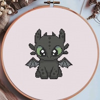 Toothless - Cross Stitch Pattern - Etsy