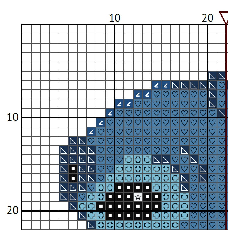 Stitch Cross Stitch Pattern PDF Instant Download Modern Cross Stitch ...