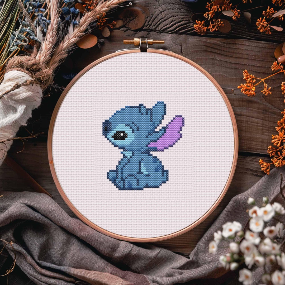 Stitch Cross Stitch Pattern PDF | Instant Download | Modern Cross ...