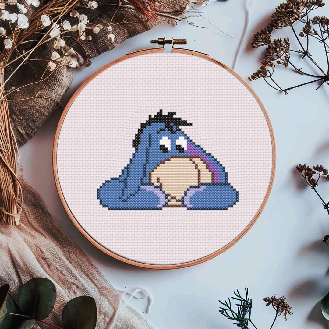 Eeyore Cross Stitch Pattern: Winnie the Pooh (PDF Pattern) - Etsy