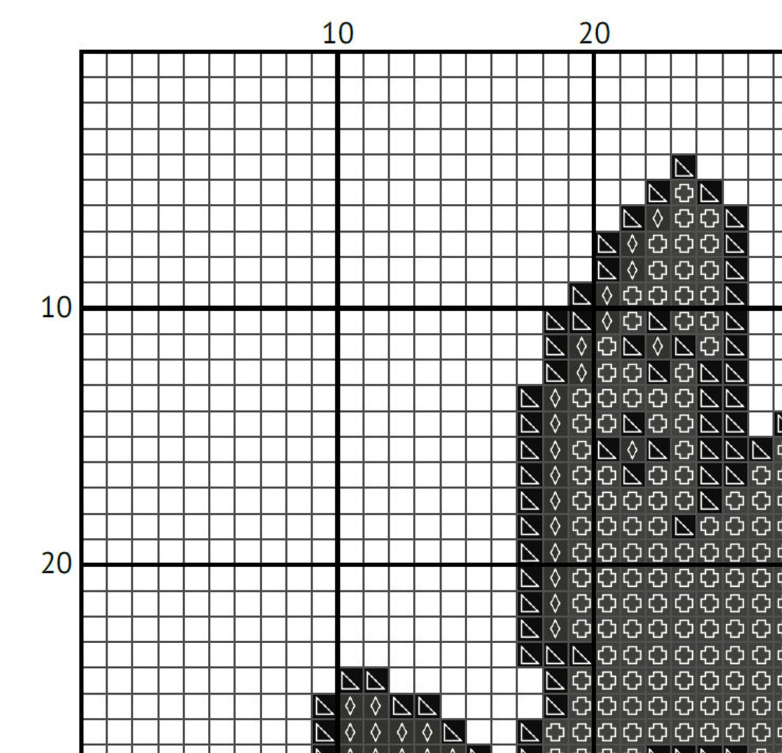 Toothless Cross Stitch Pattern: Modern Embroidery Design (PDF Pattern ...