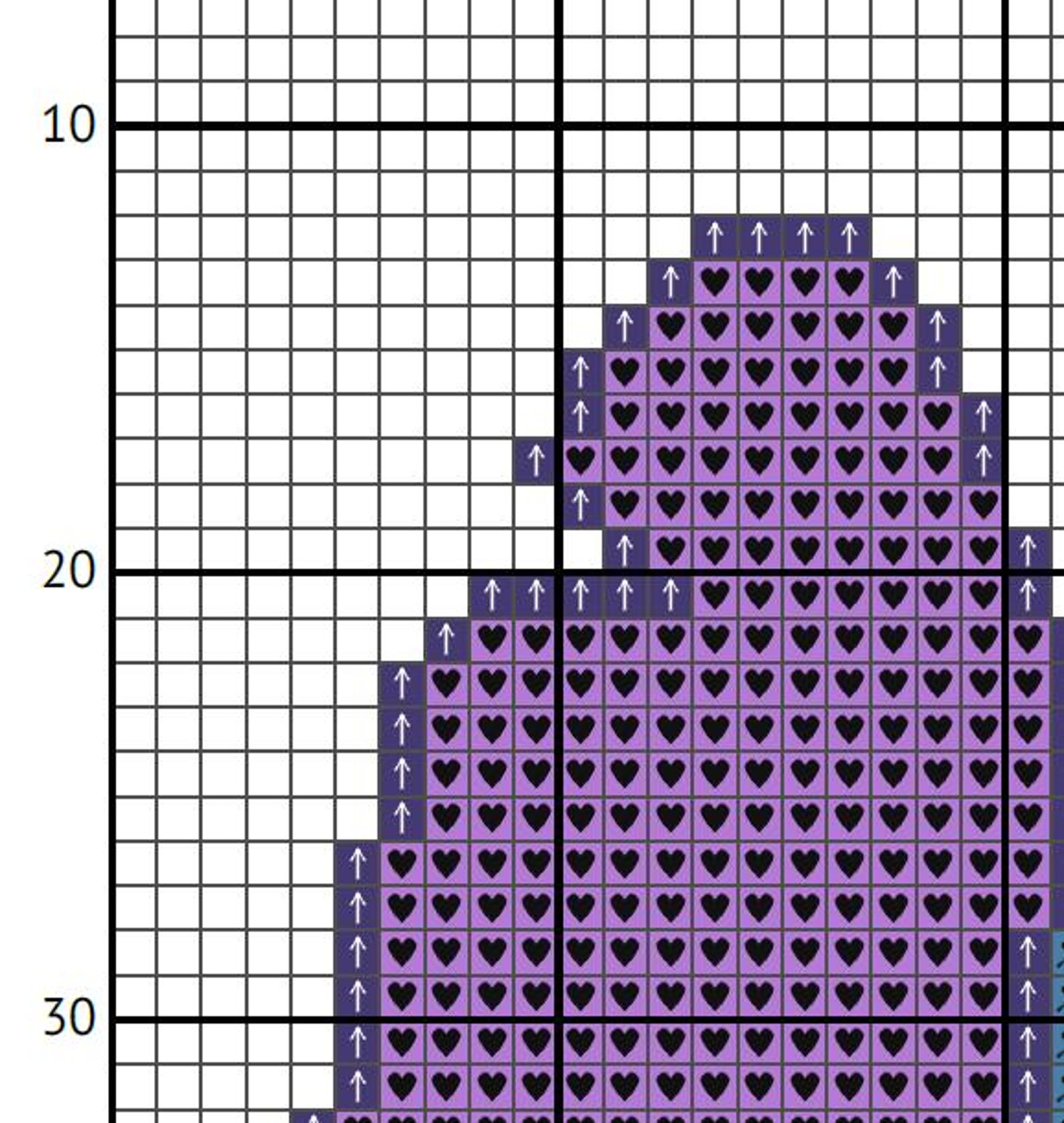 Waving Stitch Cross Stitch Pattern PDF | Instant Download | Modern ...
