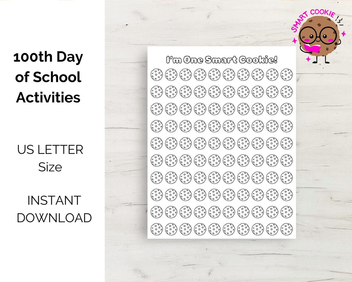 Celebrate 100 Days of School With This Printable Bundle! Homeschool Mom ...