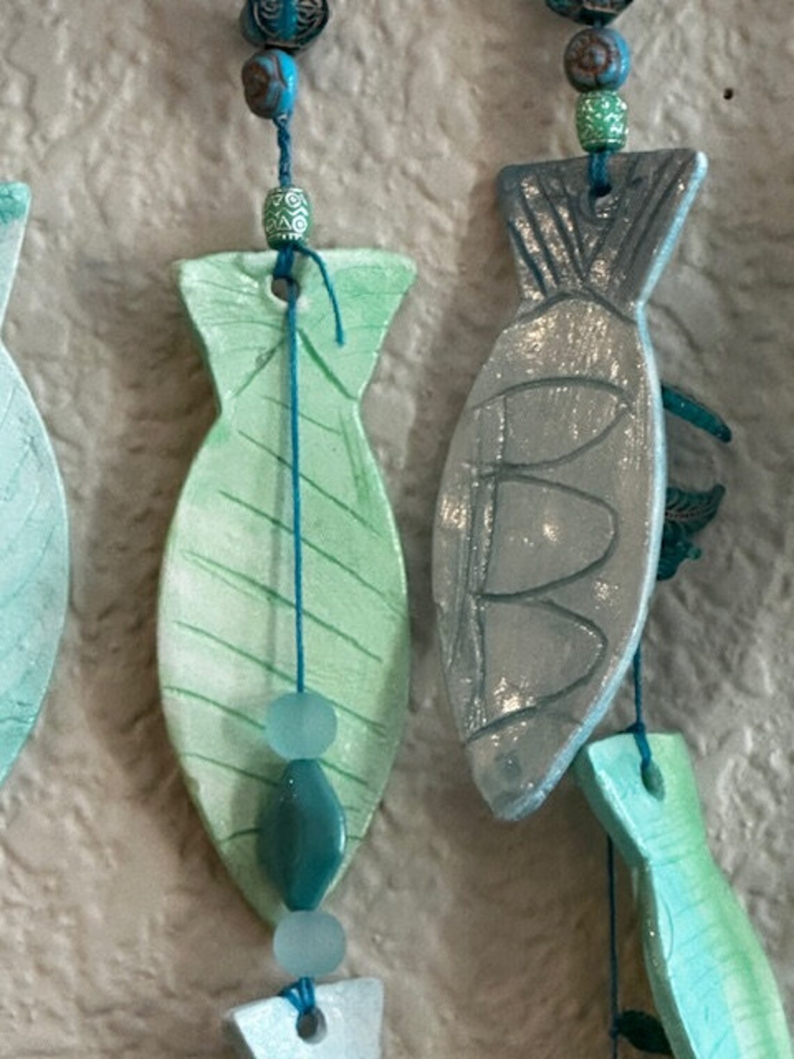 Fish Tails Clay Wall Hanging - Etsy