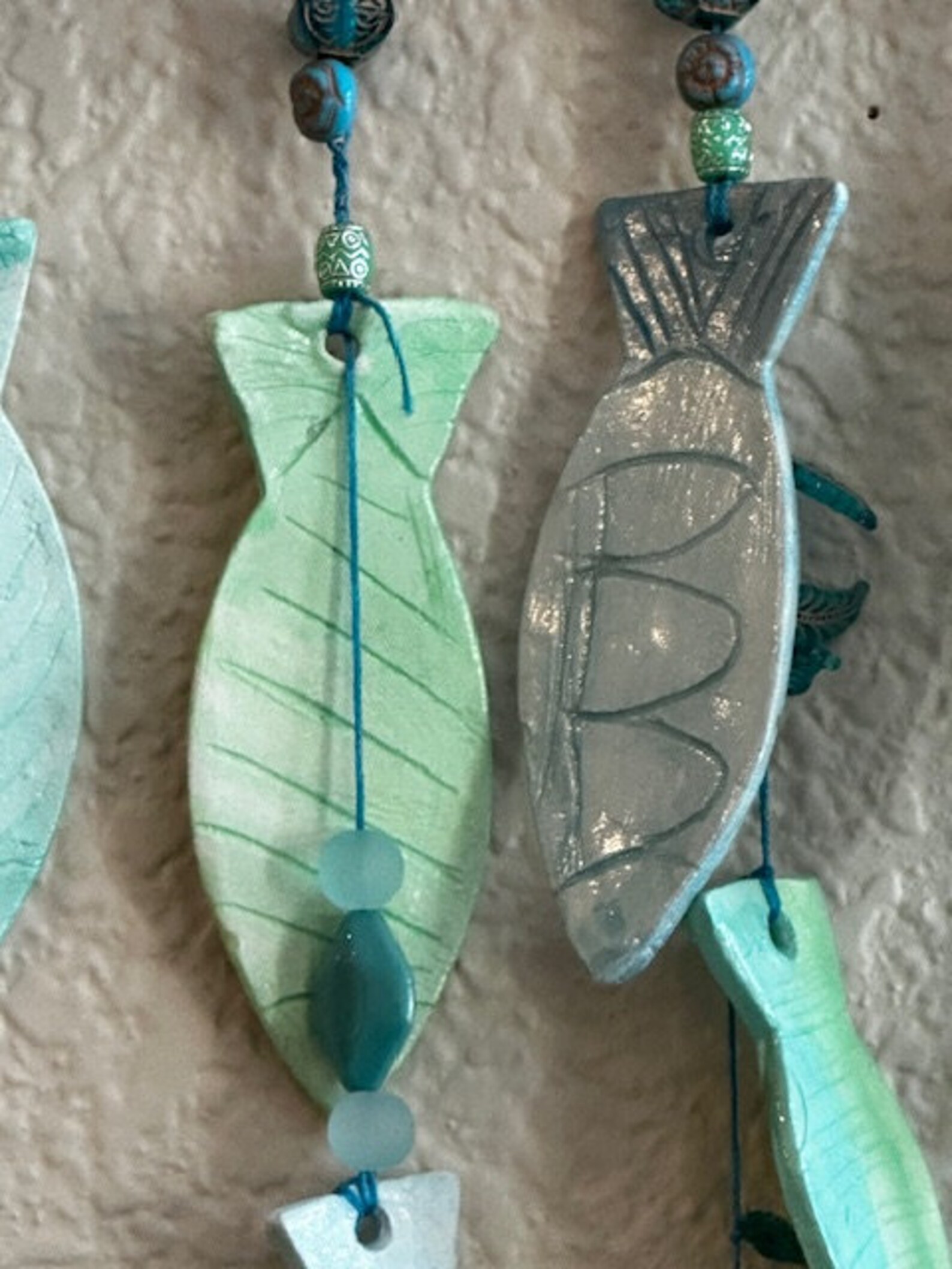 Fish Tails Clay Wall Hanging - Etsy