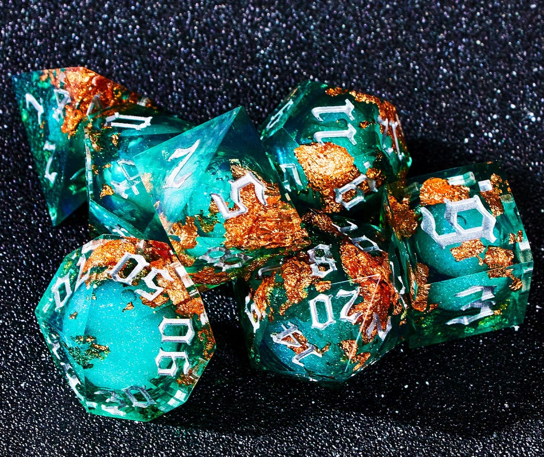 Liquid Core Dnd Dice Set Ideal for Dnd & Role Playing Games, Full ...