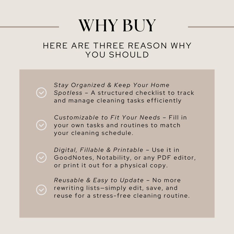 Editable Cleaning Checklist Planner | Fillable Cleaning Schedule ...