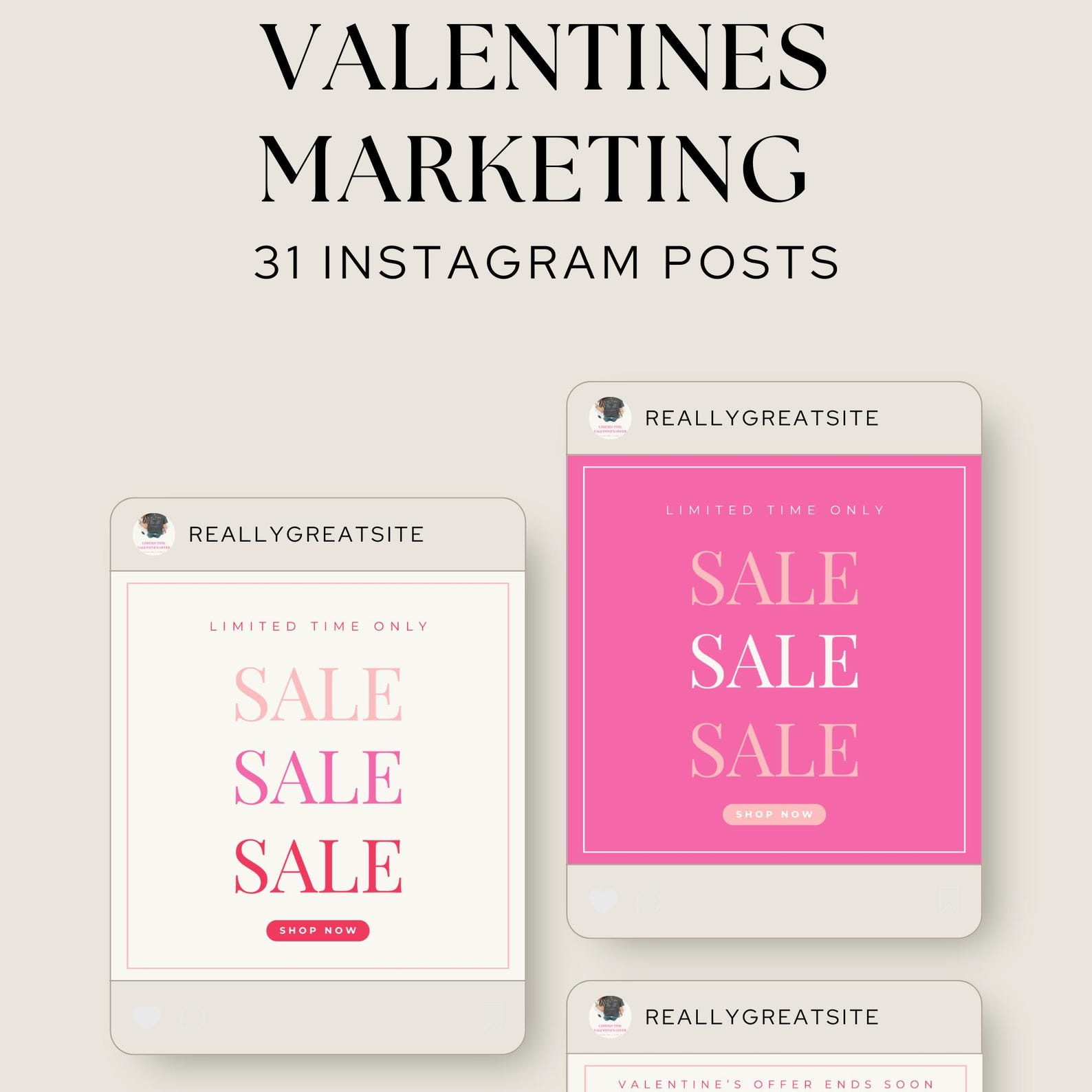 Valentine’s Day Marketing Kit for Small Businesses | Canva Social Media ...