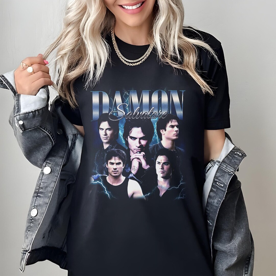 Limited Super Fresh Damon Salvatore Shirt, Homage Damon Salvatore ...