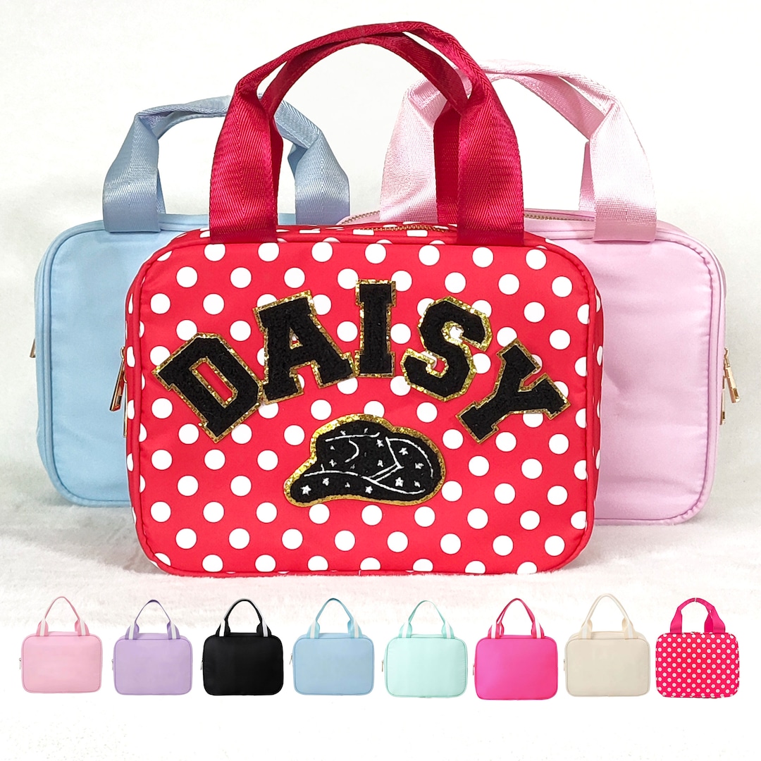 Personalized Lunch Box Bag Custom Lunchbox With Patches School Kids ...