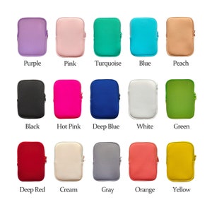 Custom Tumbler Pouch Water Bottle Pouch Personalized Initial Letter ...