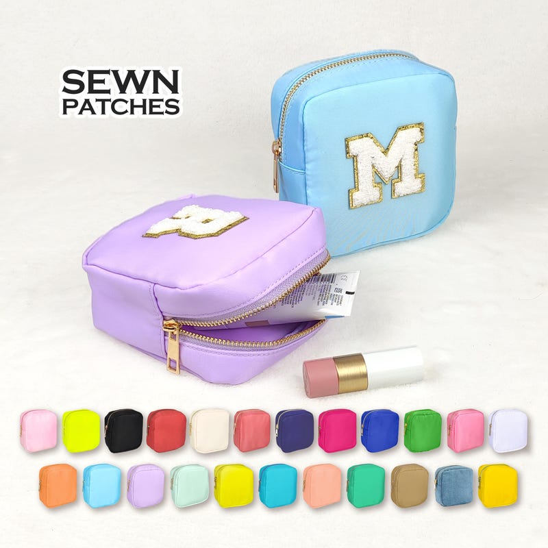 Small Square Make up Bag - Etsy